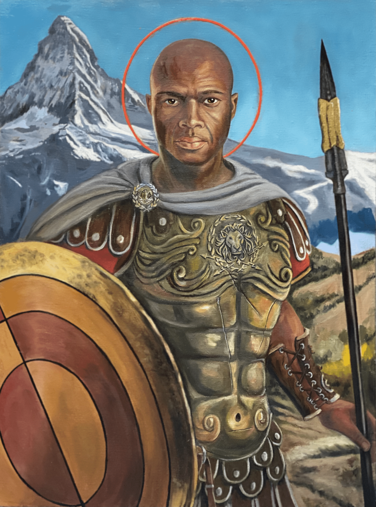 St Maurice Of The Theban Legion Print Teresa Satola